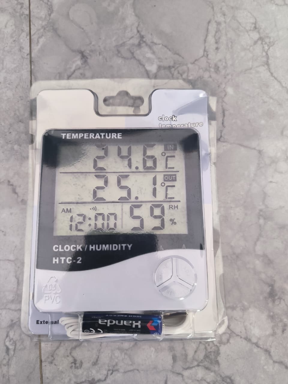 Thermometer Digital Hygrometer HTC -2 - IndoNusa Tekno